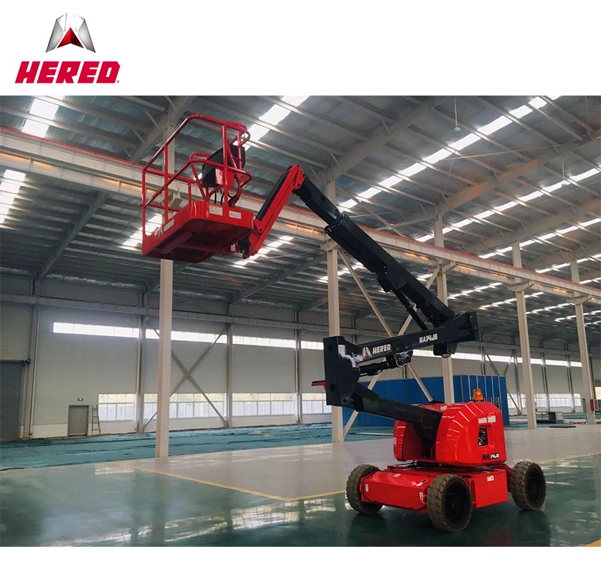 16m Cherry Picker Articulated Boom Lift Aerial Working Platform - HERED