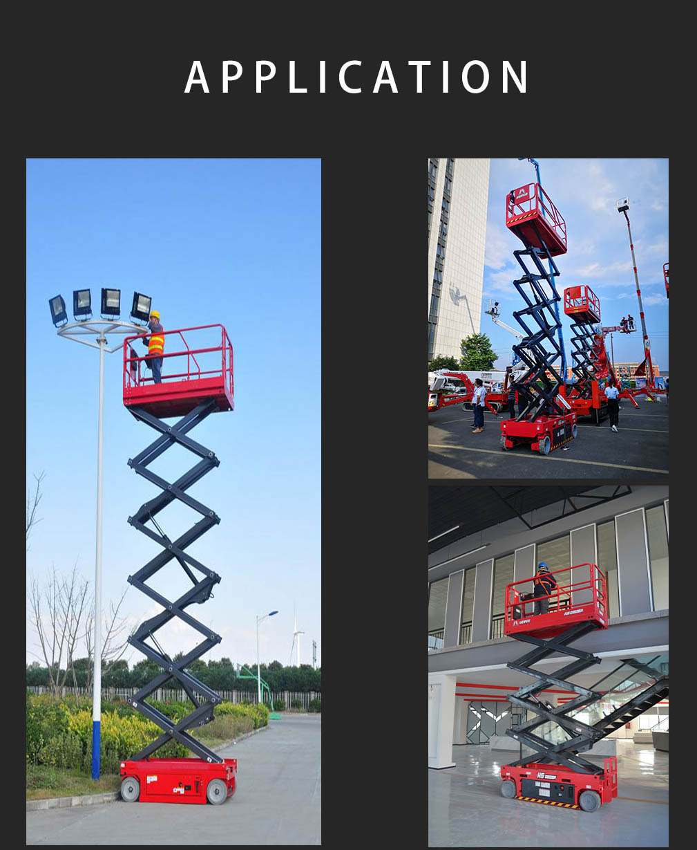 Aerial Work Mobile Scissor Man Lift Table - HERED